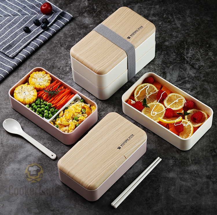 Wooden Style Bento Box 便当盒 : Cooker Land : Malaysia Kitchen Equipment ...